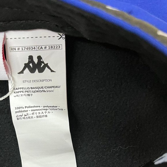 Kappa | Accessories | Nwt Kappa Pc Banda Bzaian Unisex Cap | Poshmark